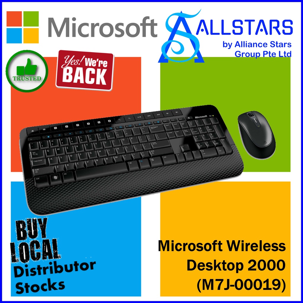 Microsoft Wireless Desktop 2000 (M7J-00019) (Warranty 3years with ...