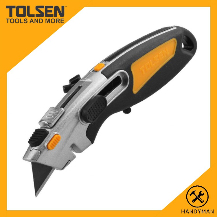 Tolsen Double Function Utility Knife 30019 | Shopee Singapore