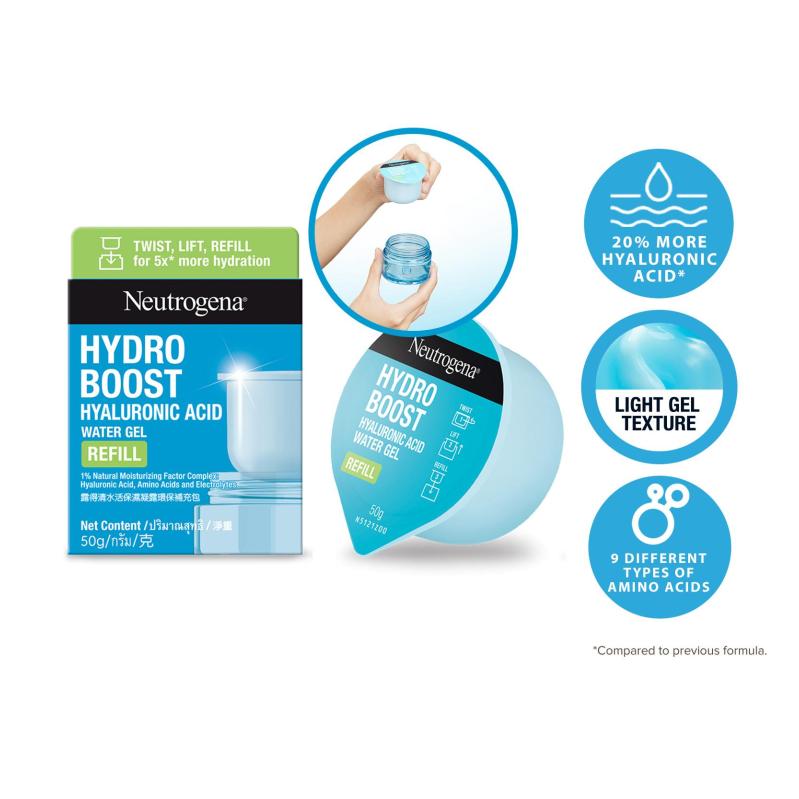 Neutrogena Hydro Boost Hyaluronic Acid Water Gel Refill (50g) | Shopee ...