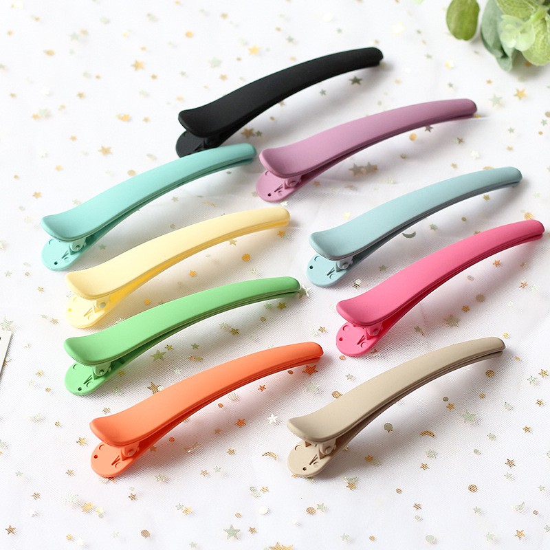 Hair Clips for Styling Non-Slip Colorful Plastic Duckbill Alligator ...