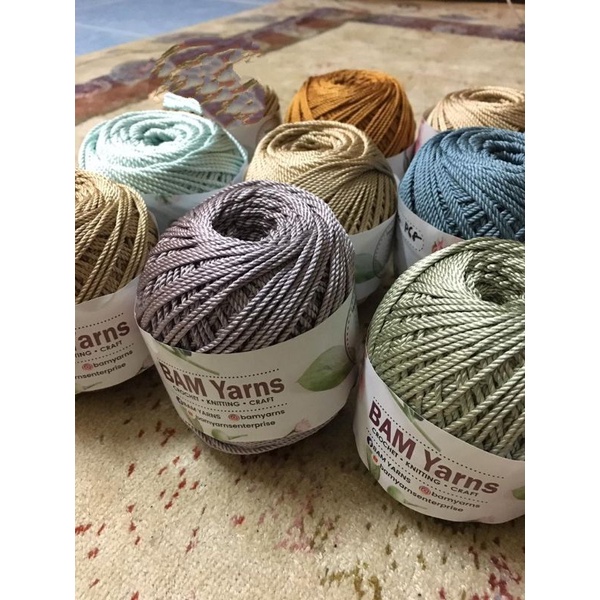 YARN POLY INDO CROCHET KNITTING KAIT RAJUT DIY BAG | Shopee Singapore