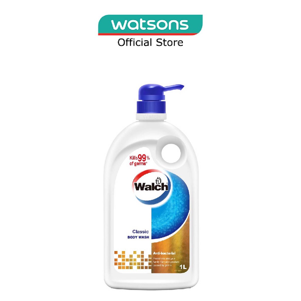 WALCH Anti-bacterial Body Wash Classic (Kills 99.9% Harmful Germs ...