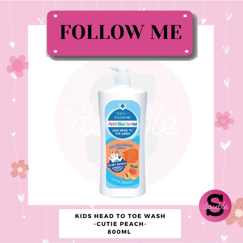 Follow me Anti-Bacterial/kids head to toe Body Wash | Shopee Singapore