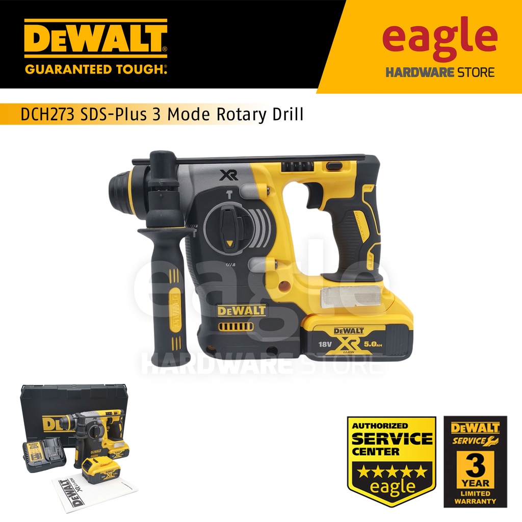 Dewalt DCH273P2-GB 18/20V Brushless Cordless SDS-Plus 3 Mode Rotary ...