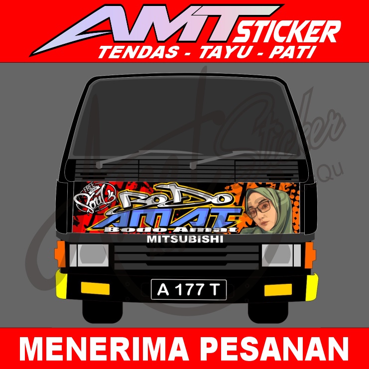 Sticker Decal/Cabin Truck Front Writing Truck Front Chest Sticker Truck ...
