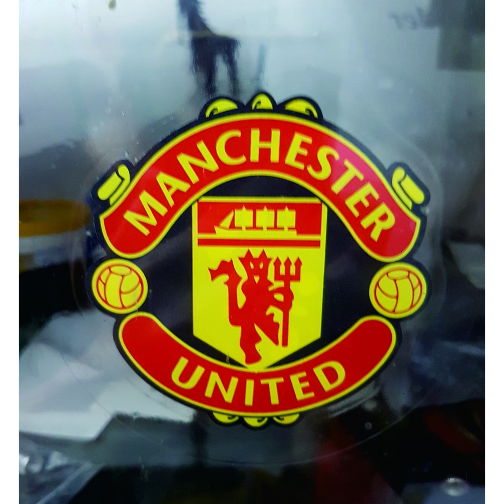 EPL Manchester united static decal for windscreen. | Shopee Singapore