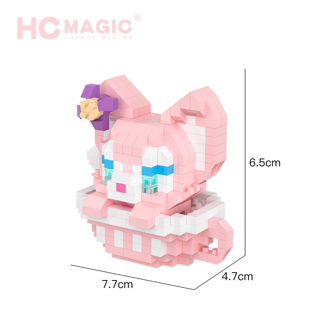 mini toy cup building blocks Sailor Moon Point star Drupikachu Mickey ...