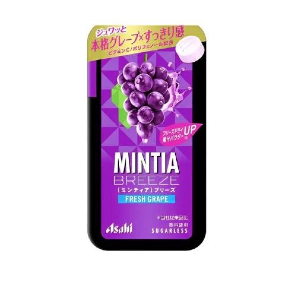 Asahi Mintia Breeze Fresh Grape Mints 36g [Japanese] | Shopee Singapore