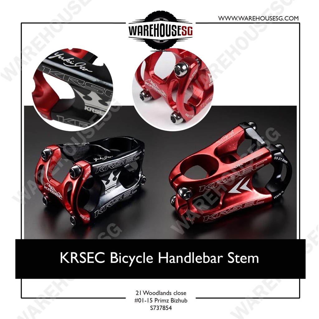 KRSEC Bicycle Handlebar Stem #0114JD-A4 | Shopee Singapore