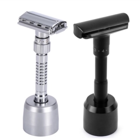 Spot 2 in 1 Adjustable Double-Edged Safety Razor Shaver Zinc Alloy ...