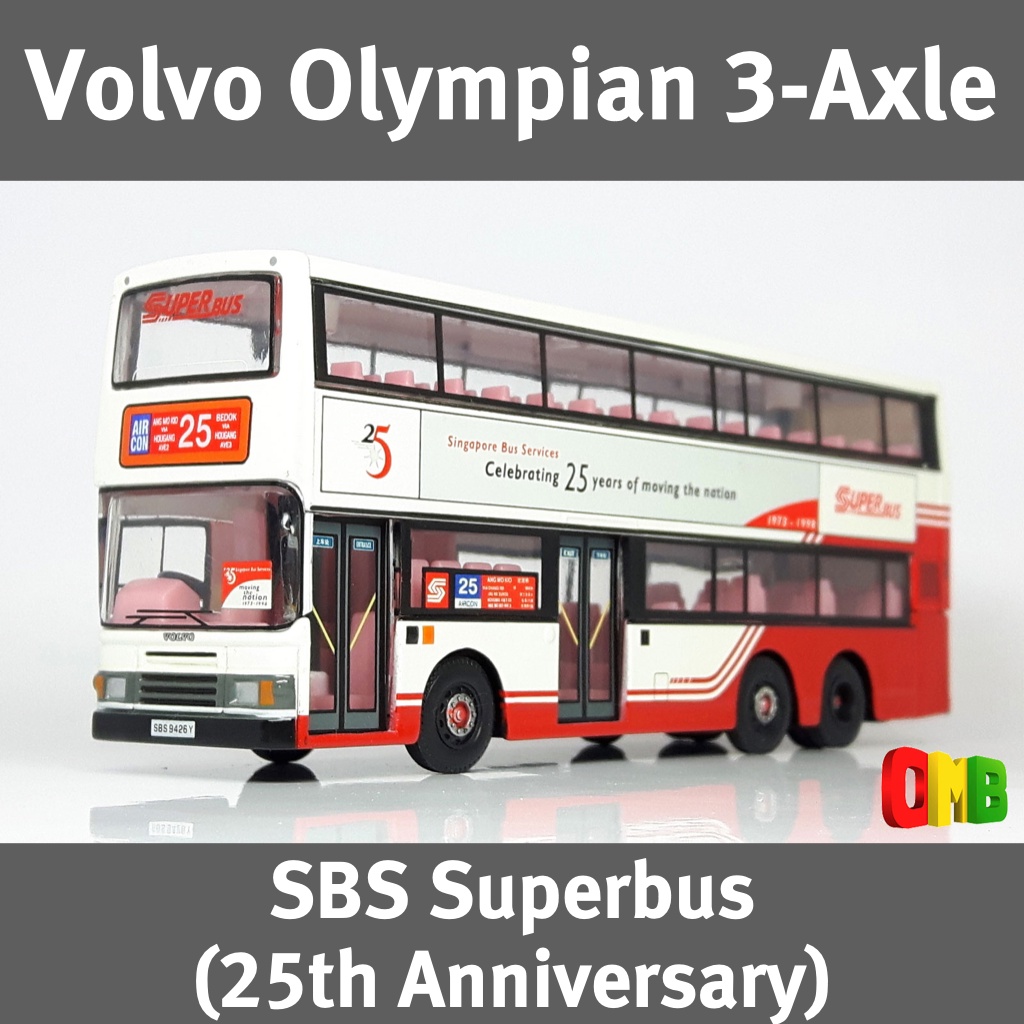 [SG STOCK] Corgi SBS SuperBus Volvo Olympian 3 Axle (SBS9426Y) Rt 25 to ...