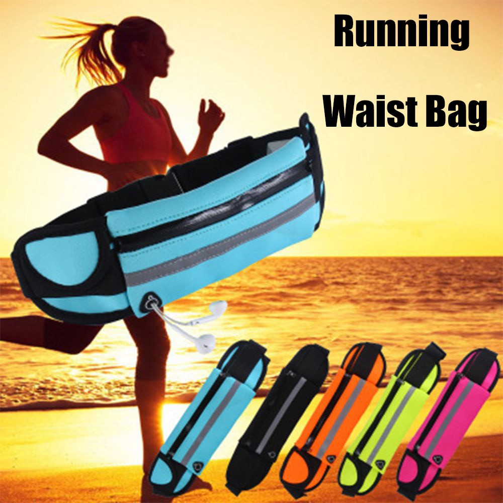 Running Waist Bag - Lightweight Breathable Water Resistant Phone Holder ...