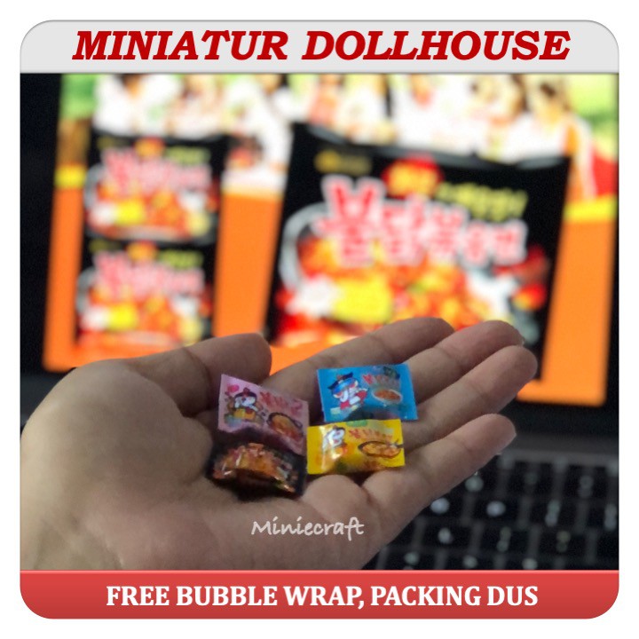 Miniature DOLLHOUSE Noodle Korean SAMYANG Display/BARBIE Doll Toy ...