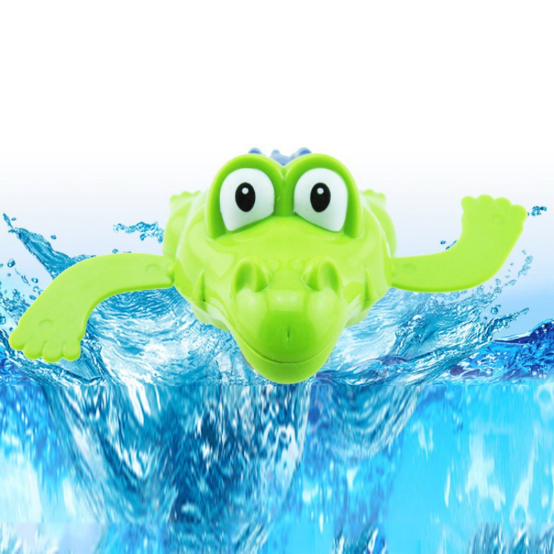 Spinning Crocodile Can Swim in Water Old School Clockwork Rotating Toy ...