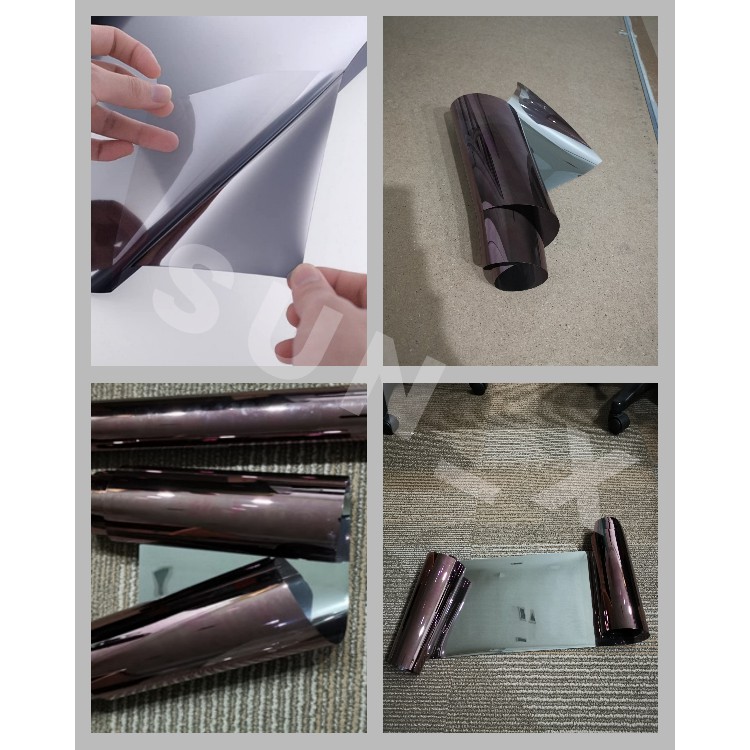 LOCAL SELLER!! 90 X 300 cm SILVER BRONZE REFLECTIVE WINDOW FILM READY ...