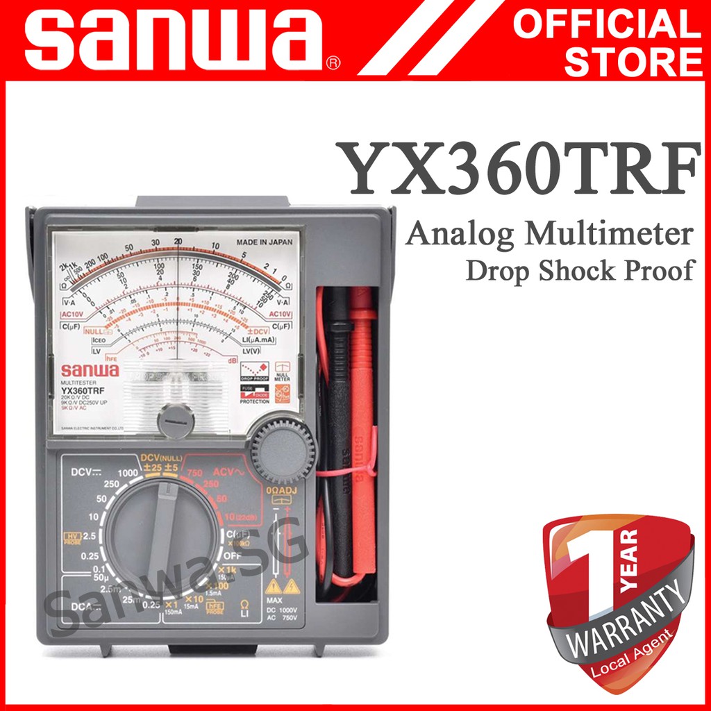 Sanwa YX360TRF Analog Multimeter | Shopee Singapore
