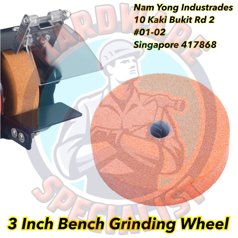 3 Inch Grinding Wheel / Grinding Stone (For Bench Grinder) | Shopee ...