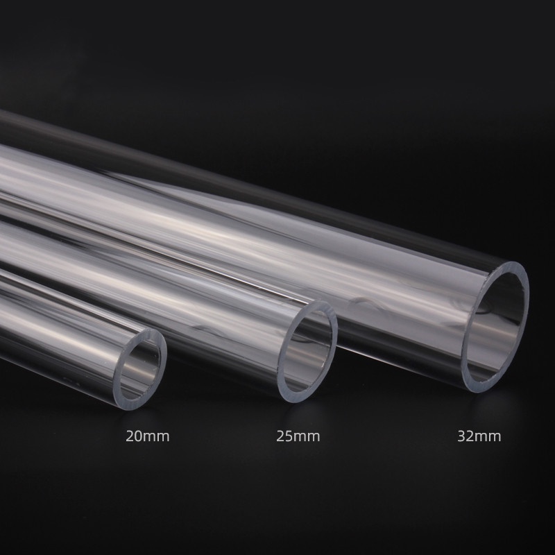 50cm Acrylic Transparent Pipe Outer Dia20/25/32mm Plexiglass Tube for ...