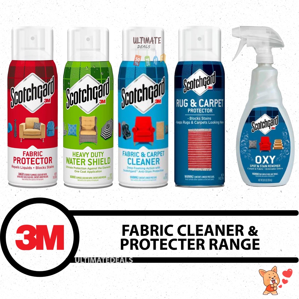 3M ScotchGard™ Fabric And Carpet Cleaner/Protector/OXY Stain Remover ...