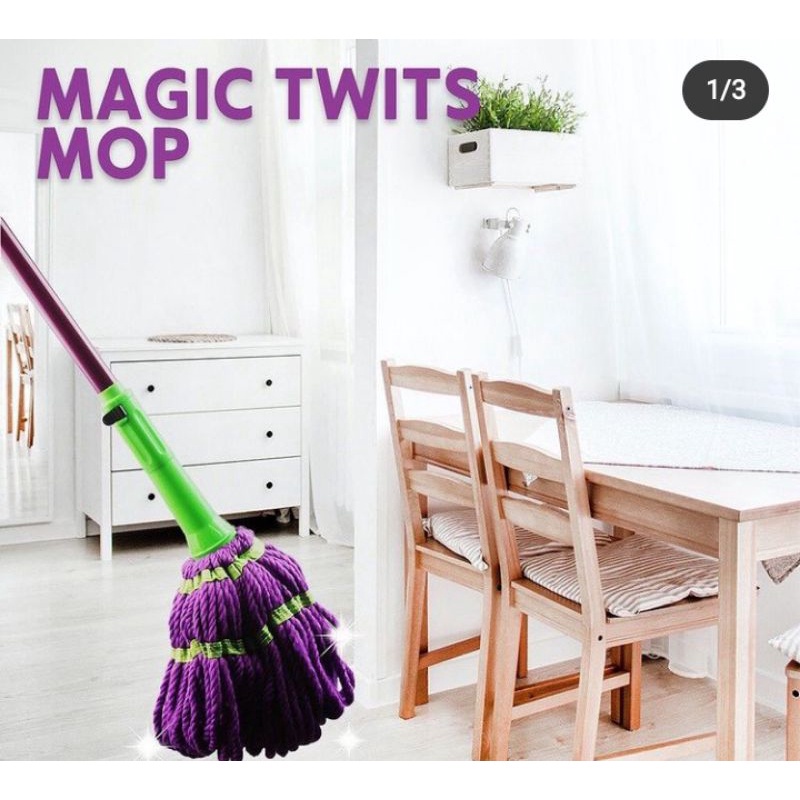 Floor mop Tool 360 Degree Twist mop Automatic mop Tool/Squeeze Swivel ...