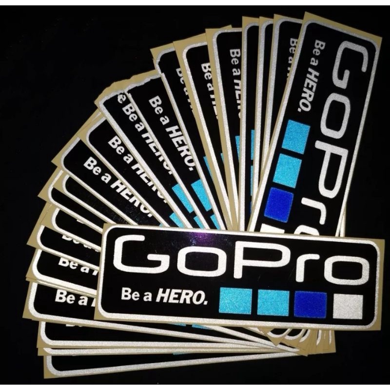 (Reflective)GoPro Logo Sticker Car&Motor | Shopee Singapore