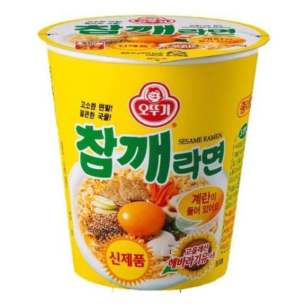 [Ottogi] Sesame Ramen cup 65g 오뚜기 참깨라면 컵 65g | Shopee Singapore