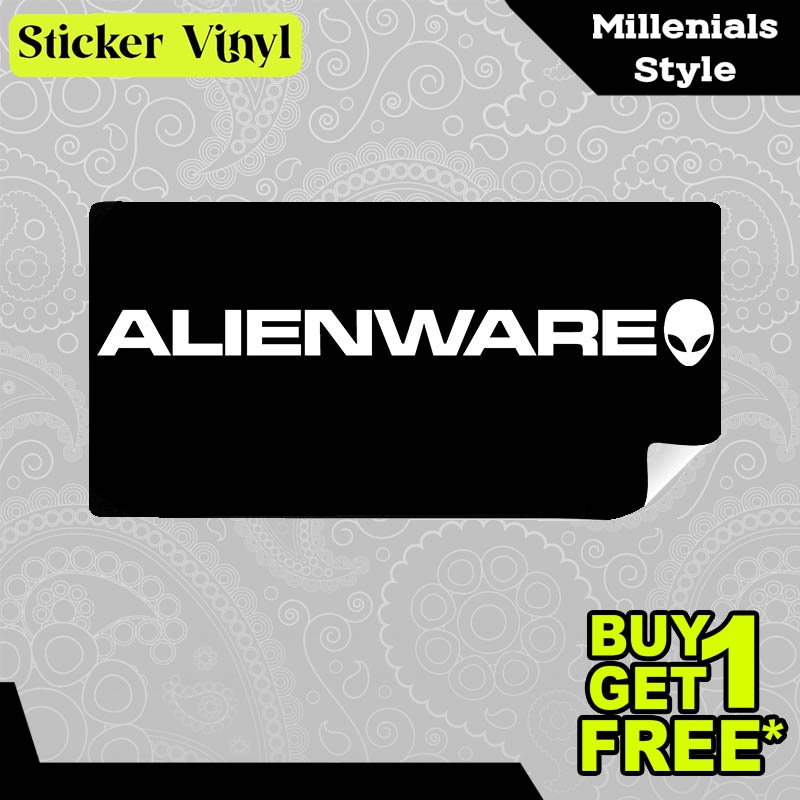 Alienware Space Monster Logo Aesthetic Space Vinyl Sticker Unique Space ...