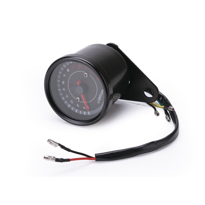 MOTORCYCLE RPM METER 12V TACHOMETER METER LED BACKLIGHT 13K RPM SHIFT ...
