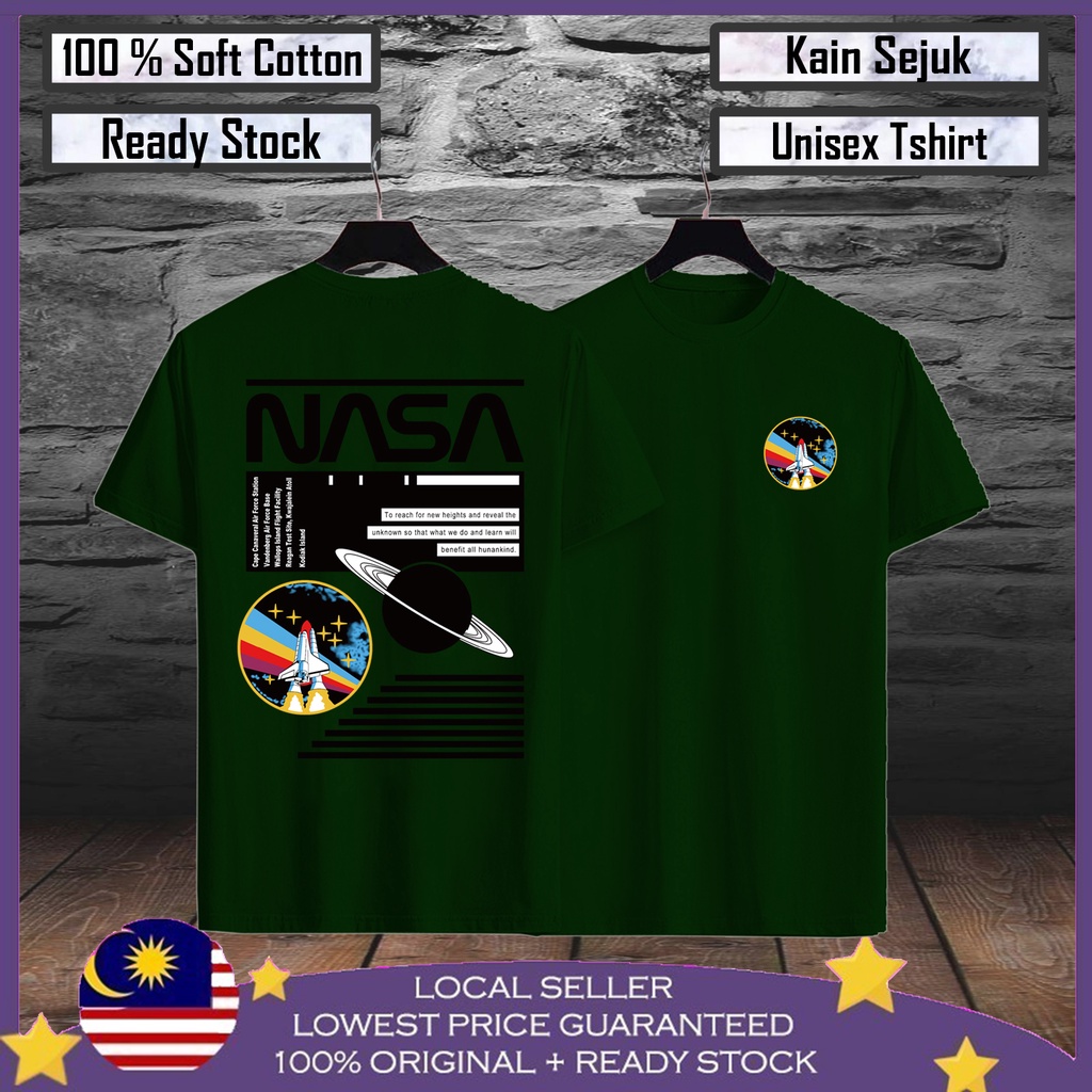 Nasa Astronuat Baju Tshirt Lelaki Mens Tshirt Baju Lelaki Baju Viral ...