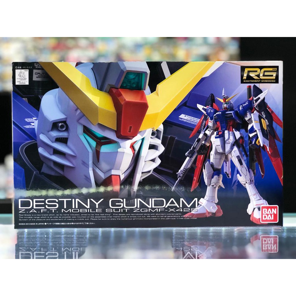 RG - DESTINY GUNDAM (BANDAI) | Shopee Singapore
