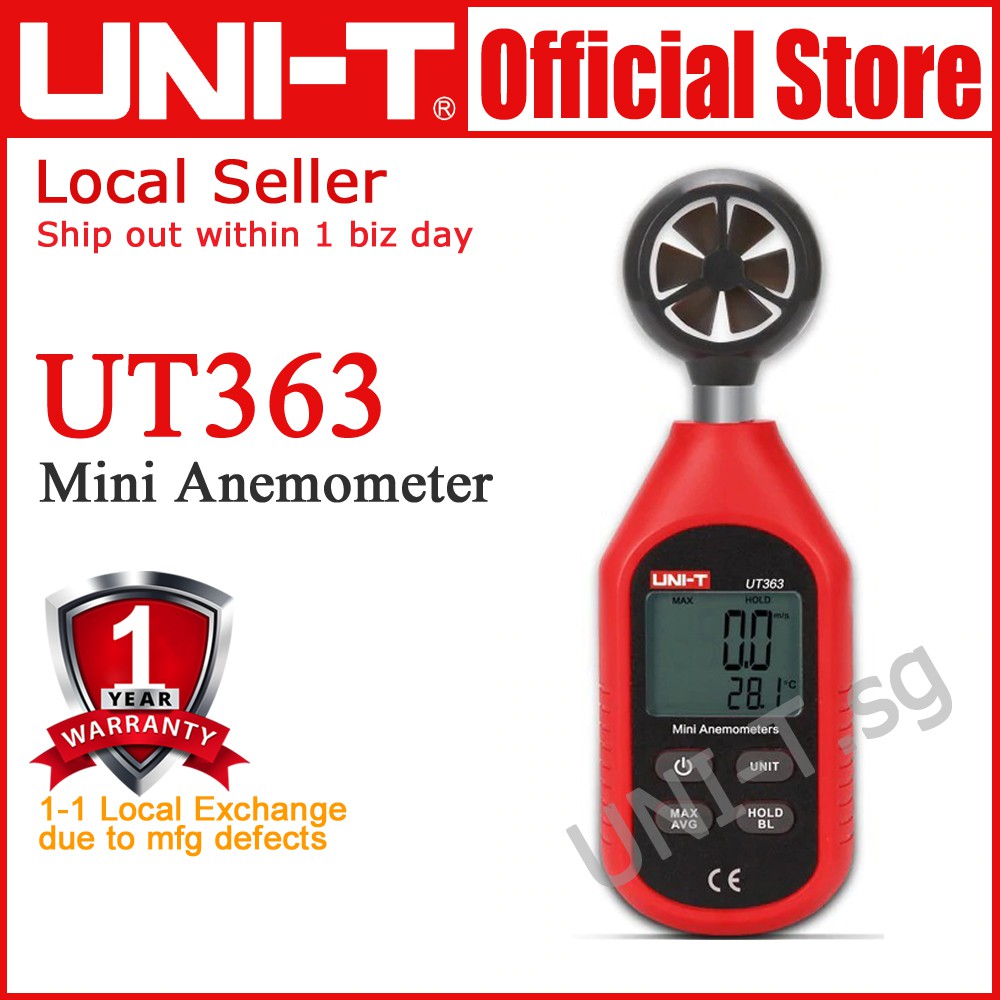 Uni-T UT363 Mini Anemometer | Shopee Singapore