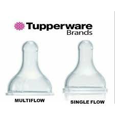 Tupperware Baby Bottle Teat (1pc) / Puting Botol Susu Tupperware (1pc ...