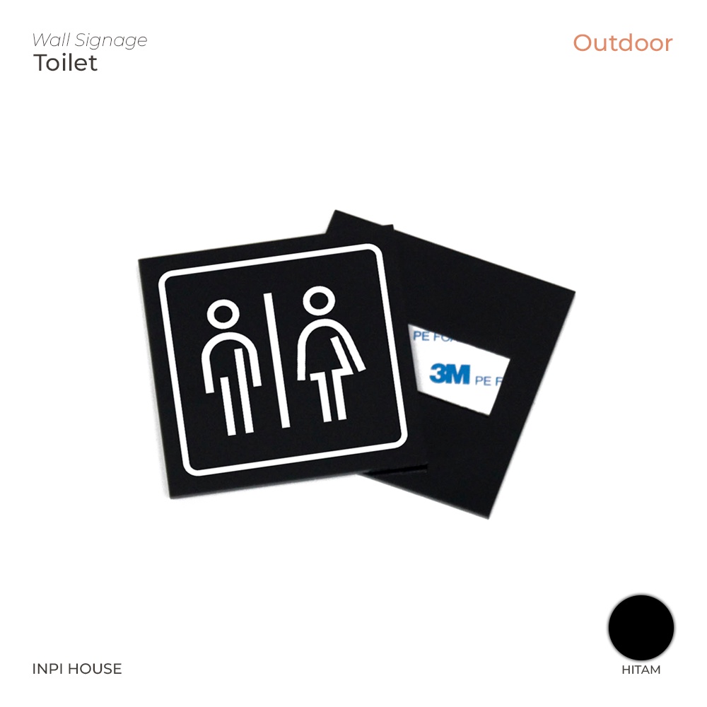 Toilet sign Board - toilet - acrylic sign system - toilet logo - door ...