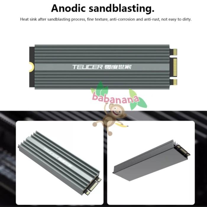 Heatsink Teucer LD02 ssd m.2 2280 nvme cooling cooler | Shopee Singapore