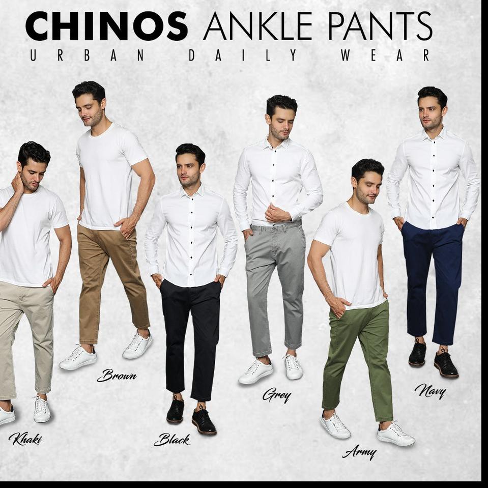 Most Trending Goodfriends Men's CHINOS Ankle Pants (CHINOS) | Shopee ...