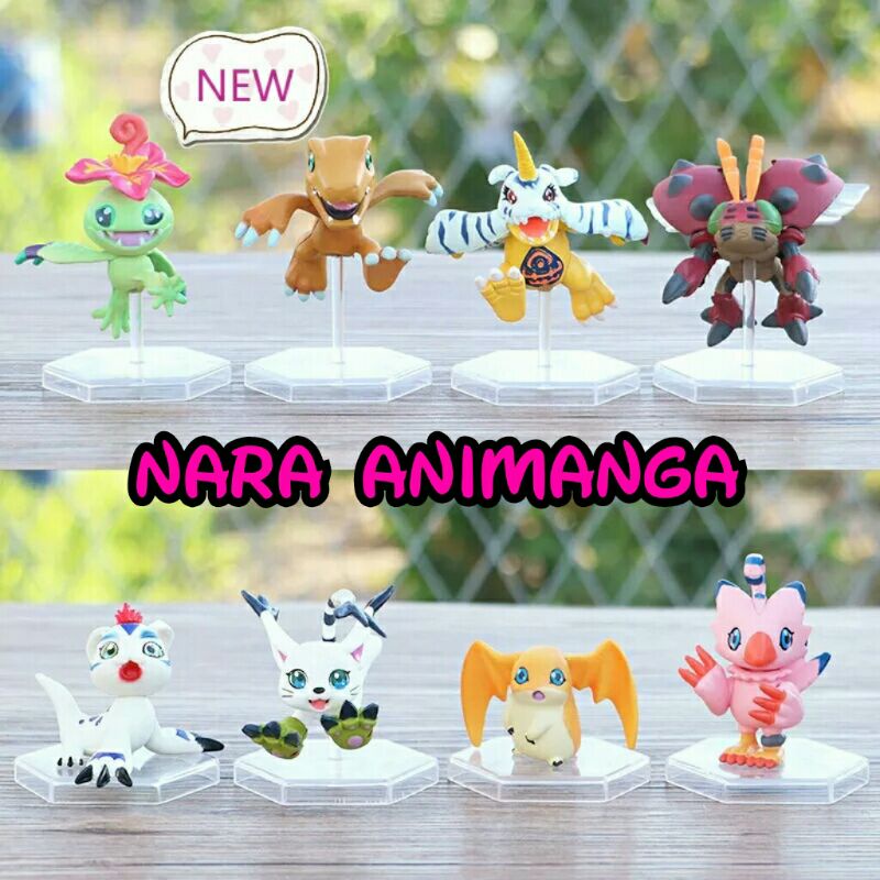 Nara Animanga Toy Display Action Mini Figure Anime Digimon Agumon ...