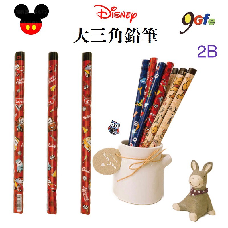 Disney Big Triangle Pencil 2B Preschool Kindergarten Learning Toddler ...
