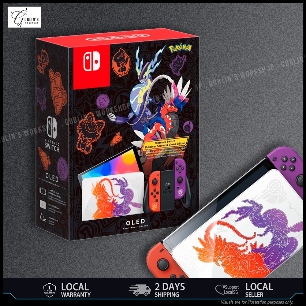 Nintendo Switch OLED Model Pokémon Scarlet & Violet Edition | Shopee ...