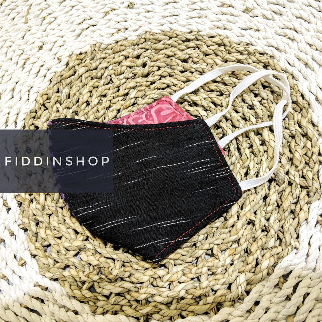 Premium Striated Batik Motif Mask 3 Ply 3 Ply Premium Hijab FRiently ...