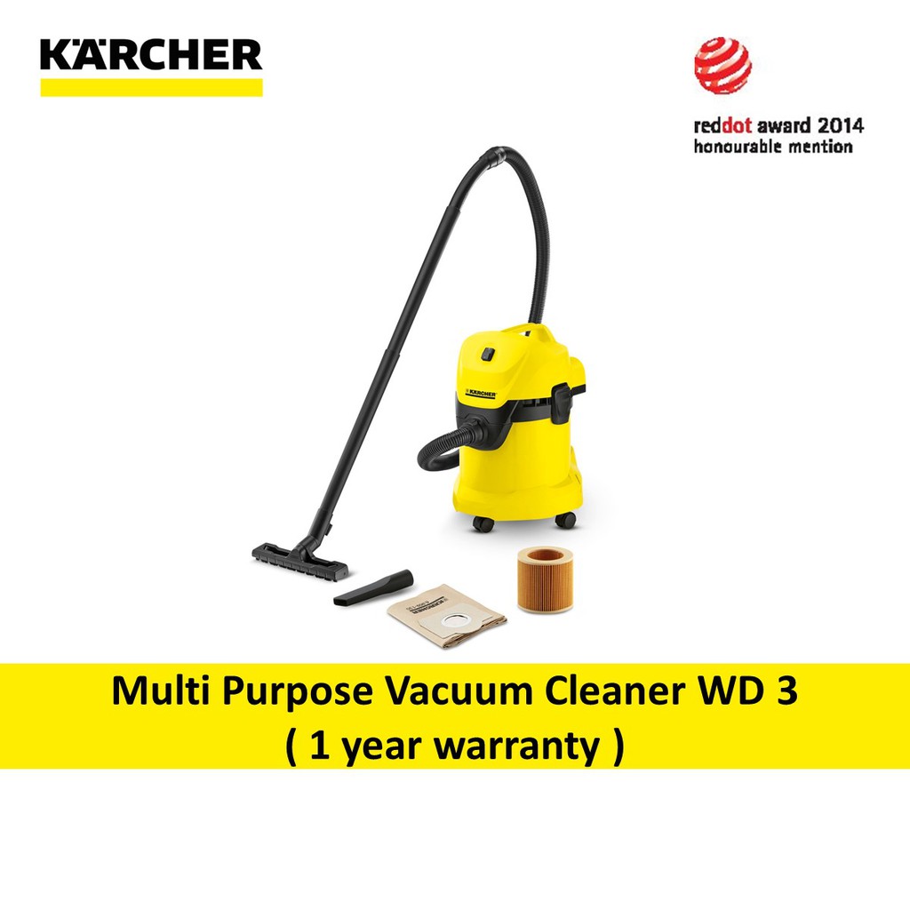 Karcher Wet and dry vacuum cleaner WD 3 V-17/4/20 - 1.628-127.0 | Shopee Singapore