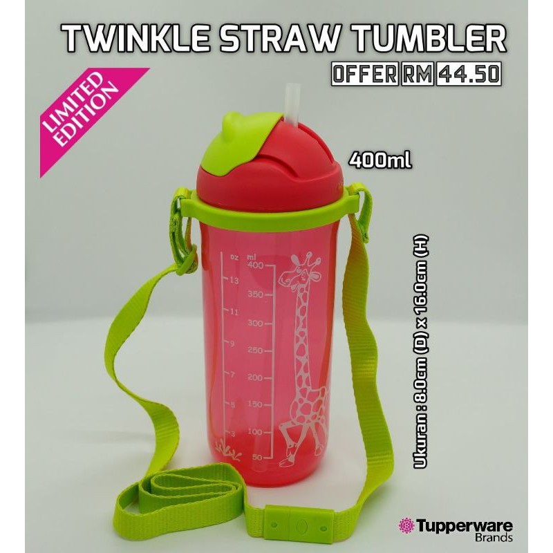 Tupperware Brands Twinkle Straw Tumbler & Twinkle Feeding Set | Shopee ...