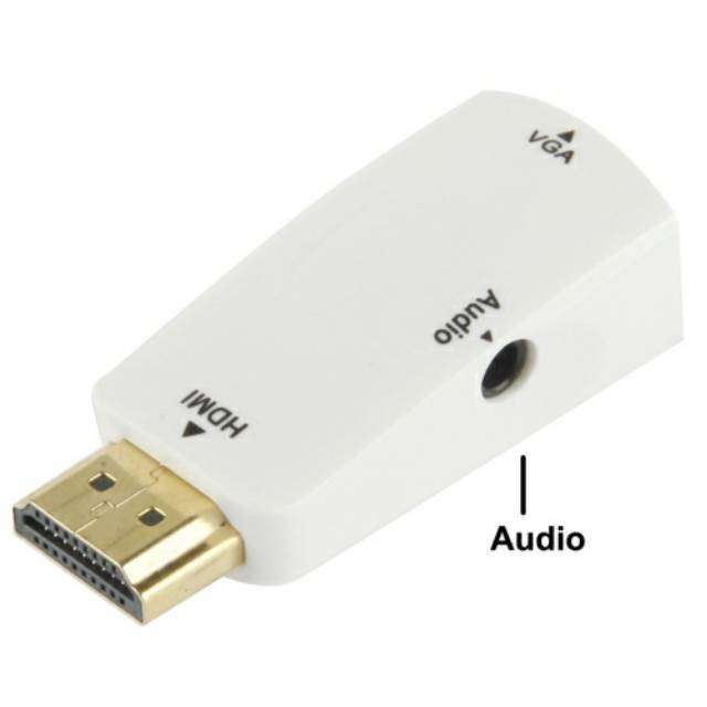 Taffware HDMI to VGA & AUX 1080P Adapter - S-PC-0389 | Shopee Singapore