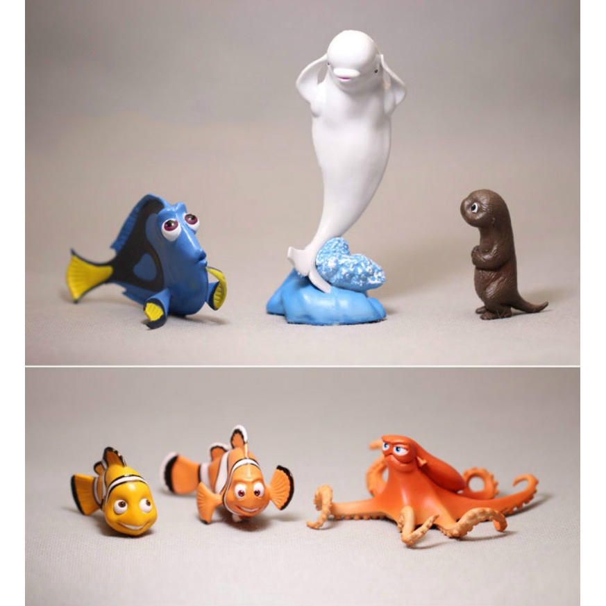 PVC Finding Nemo/Dory Cartoon Fish Aquarium Ornament Fish Tank Mini ...