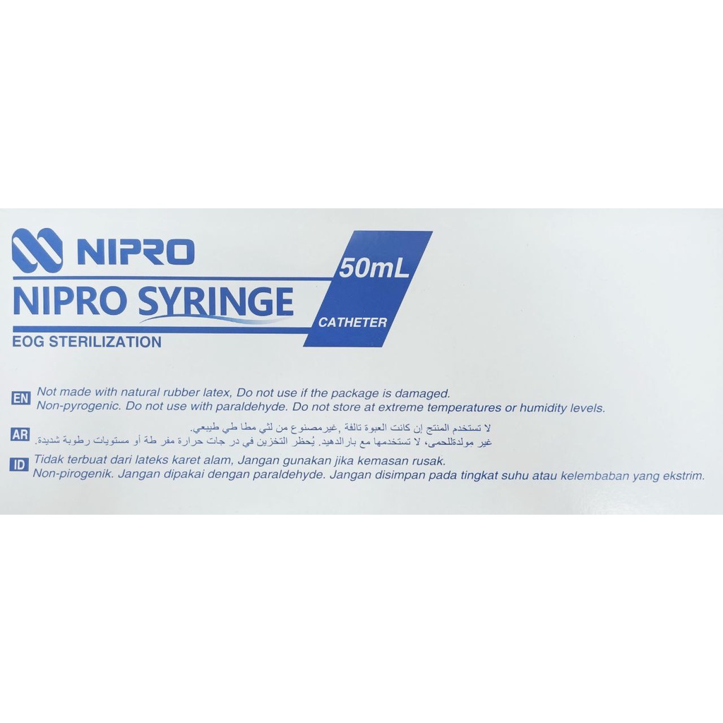 NIPRO 60ml Cathtip Syringe (30pcs) | Shopee Singapore