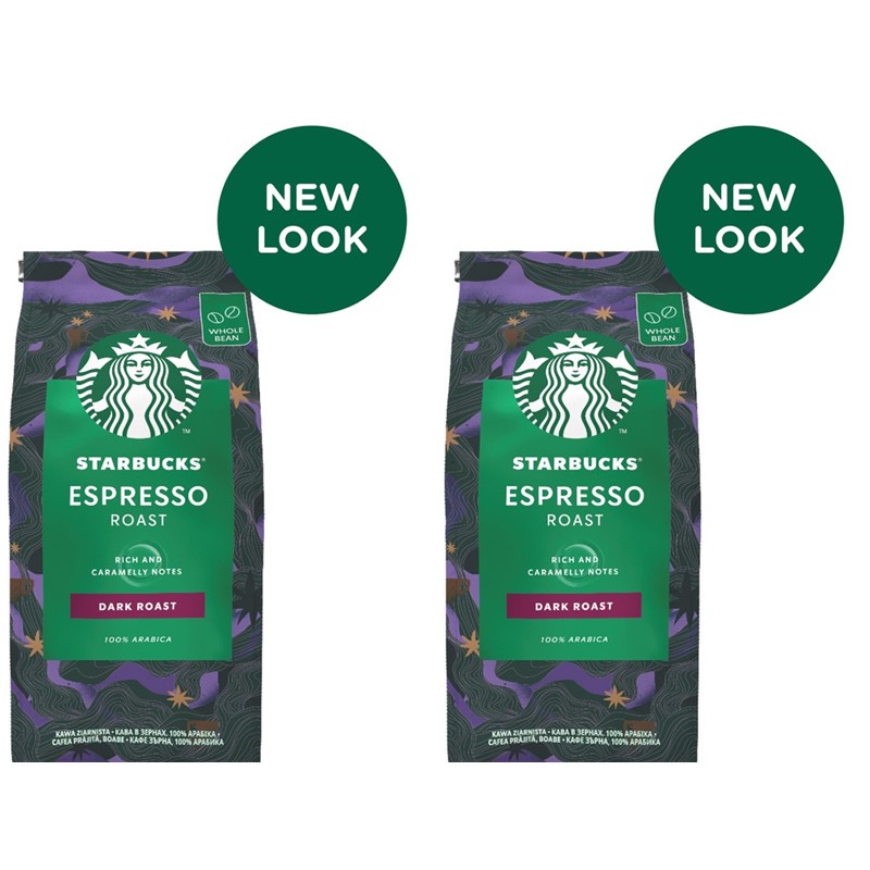 [Bundle of 2] STARBUCKS® Espresso Roast® – Dark Roast Whole Bean coffee ...