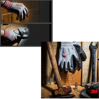 3M ProGrip 3000 MAX Nitrile Coated Work Gloves S M L XL Premium Work Gloves LOT 1~5 Pairs ...