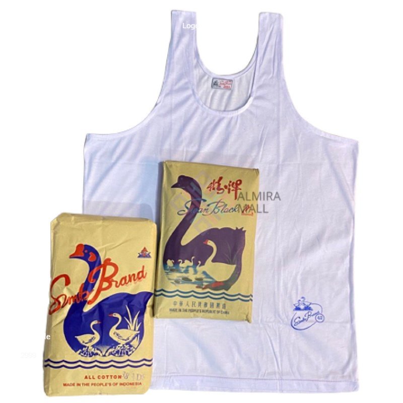 Original Swan Brand Men's Singlet T-shirt FREE SHIPPING | Shopee Singapore