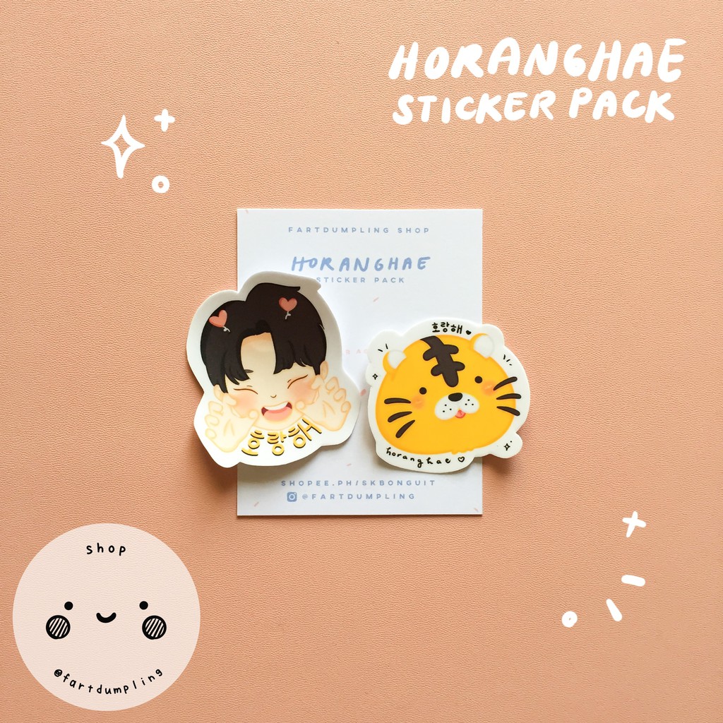 SEVENTEEN Hoshi Horanghae KPOP sticker pack (2 pcs) | Shopee Singapore