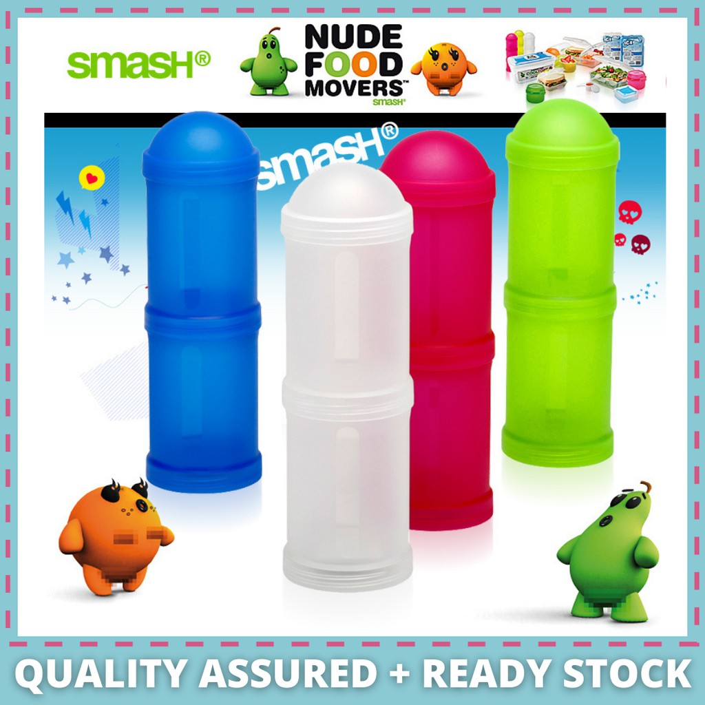 Smash Nude Food Movers Double Multi Purpose Tube Green And White Baby