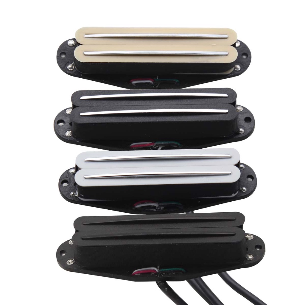 FLEOR Alnico 5 Hot Rail Pickup Dual Humbucker Guitar Pickup Single Coil ...